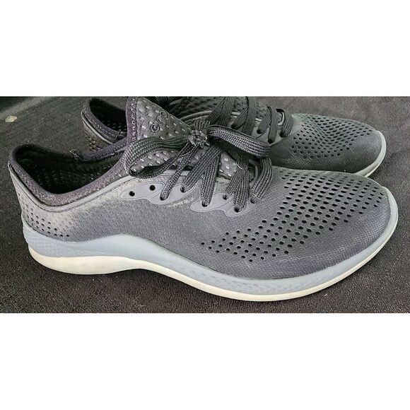 CROCS | Shoes | Crocs Literide 26705 W 1 Black Lace Up Euc Near Perfect ...